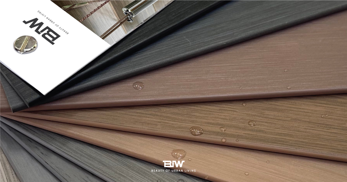 FUAX WOOD มู่ลี่ไม้กันน้ำ